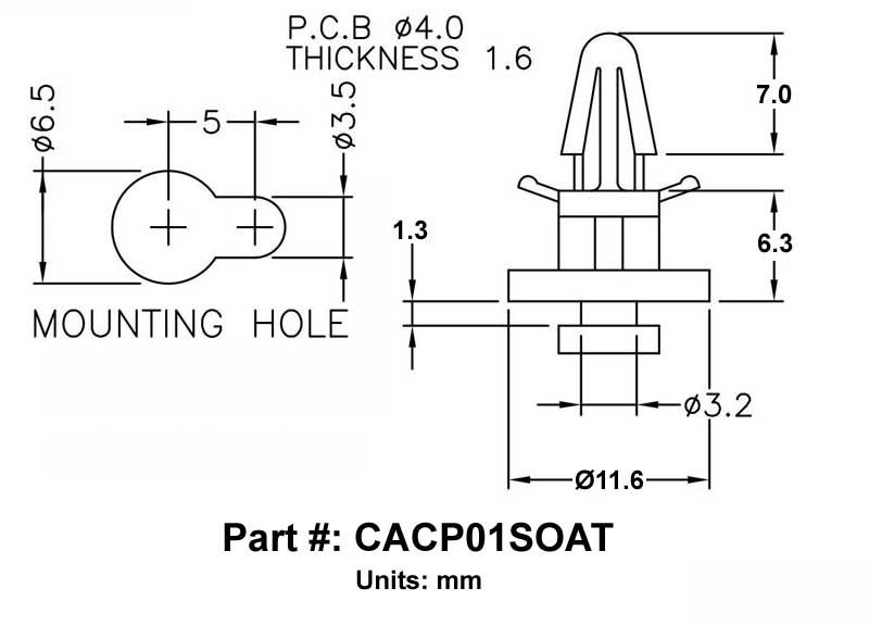 Standoff Motherboard